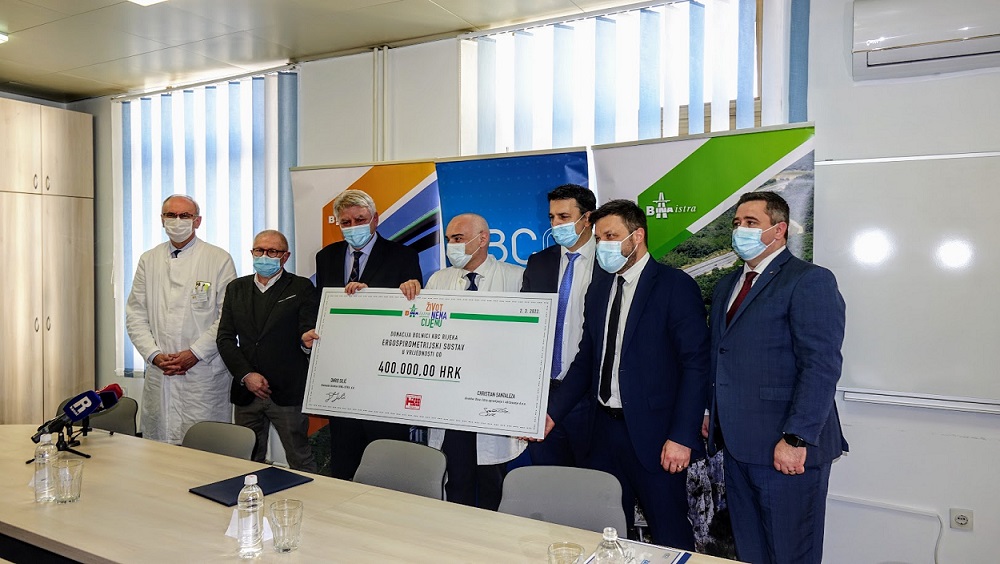 BINA ISTRA donirala opremu vrijednu 400.000 kn KBC-u Rijeka • Istra Terra Magica