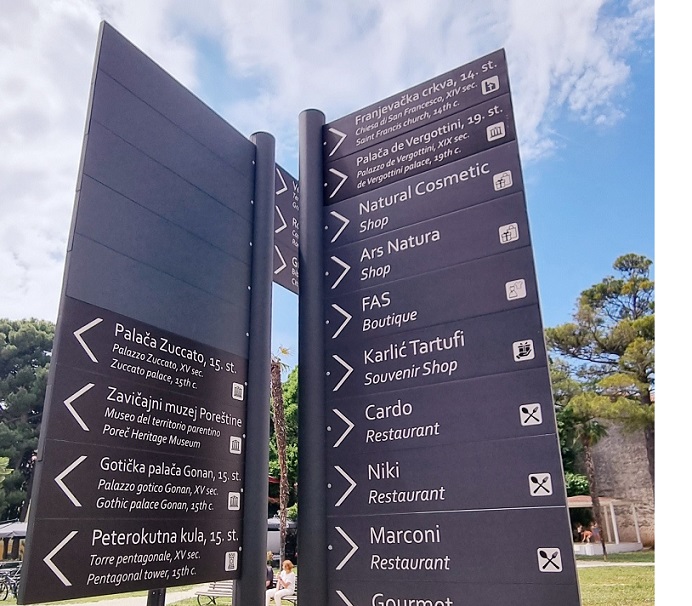 Nova signalizacija u porečkoj starogradskoj jezgri • Istra Terra Magica