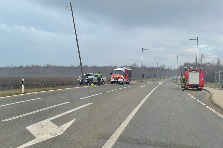 Prometna nesreća na St. Vodopija kod Poreča • Istra Terra Magica