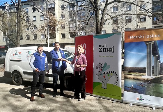Velika donacija Bina-Istre i Eccosa udruzi Mali zmaj koja brine o ...