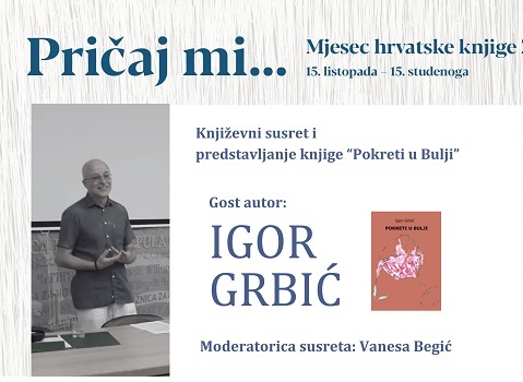 Igor Grbić u petak predstavlja roman "Pokreti u Bulji" • Istra Terra Magica