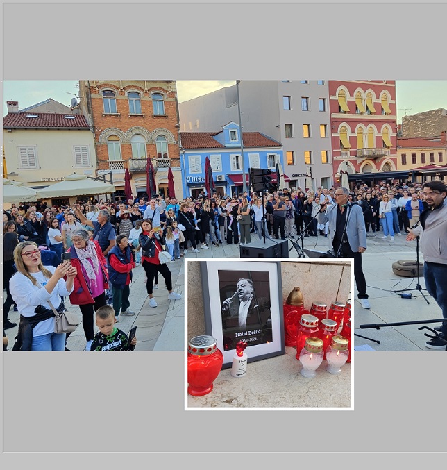 Poreč: Brojni obožavatelji Halida Bešlića ispunili grad i pjevali ...